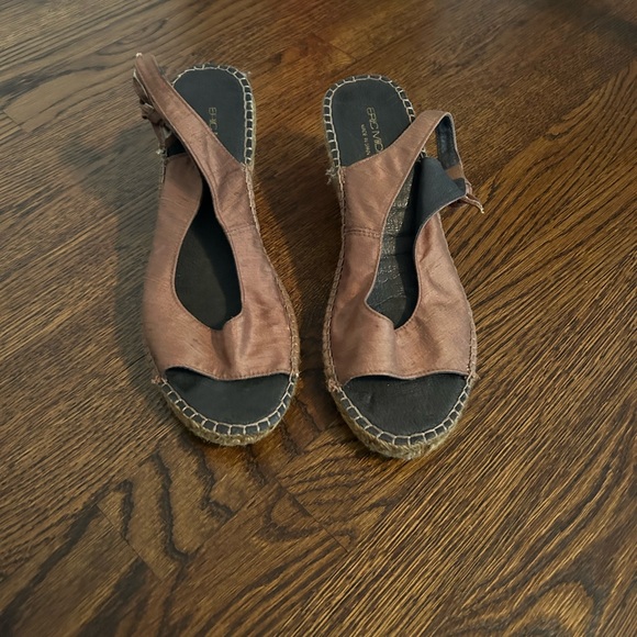Eric Michael | Shoes | Eric Michael Brown Wedges Made In Spain | Poshmark
